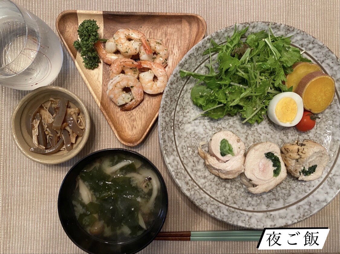 ダイエット食事例(夜ご飯、朝ごはん)福岡パーソナルジム|福岡のパーソナルジムブログ「ダイエットは明日から」